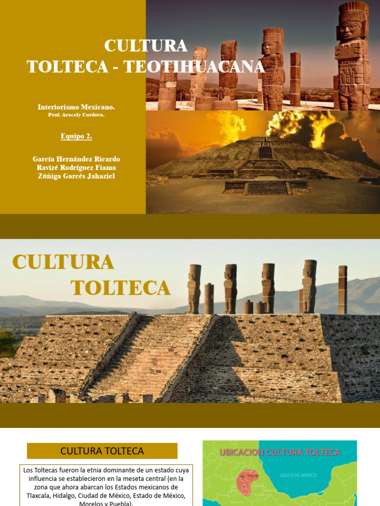 Cultura Tolteca - Teotihuacana Arquitectura de Interiores | PDF ...