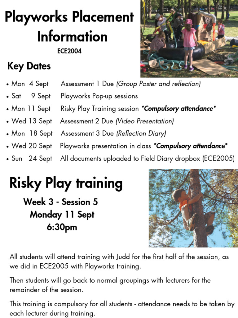 ECE Playworks Placement Information | Download Free PDF | Human Communication