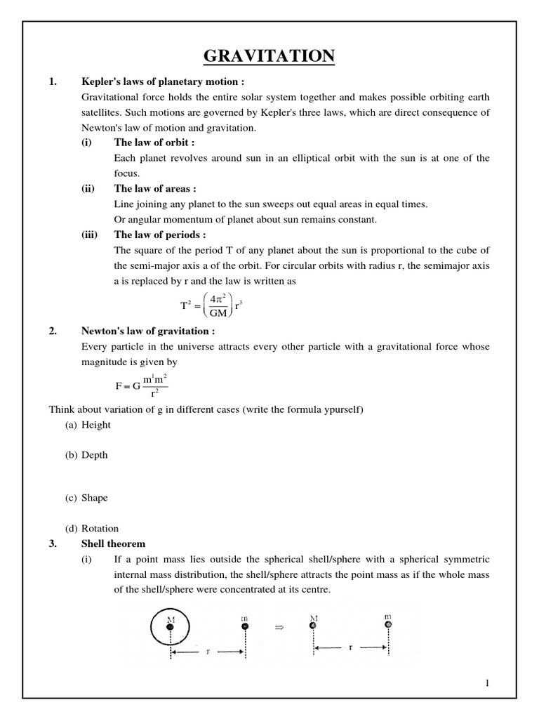 Gravitation | PDF | Orbit | Astronomy