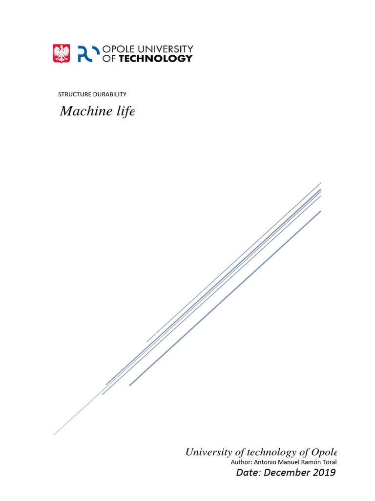 Machine Life. Structural Durability | PDF | Reliability Engineering ...