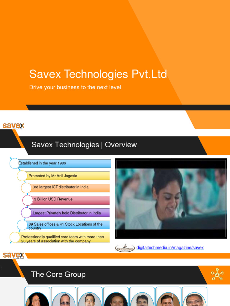 Savex Technologies Company Profile | PDF | Cheque | Hewlett Packard