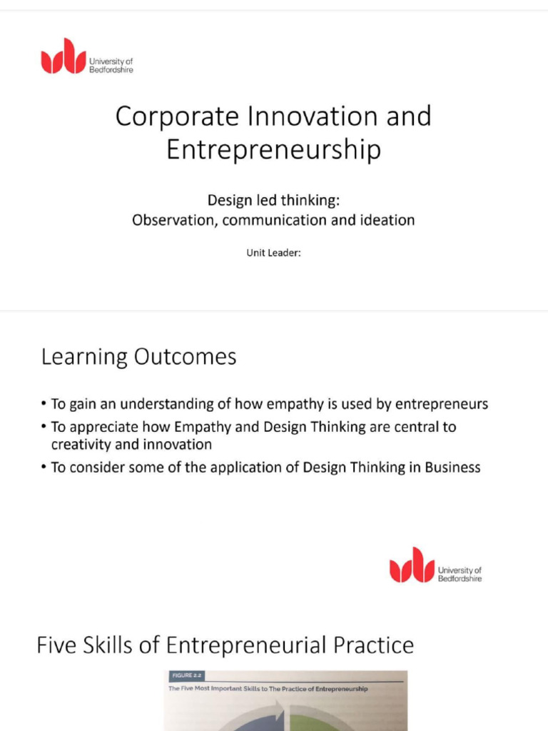 Design Led Thinking | PDF