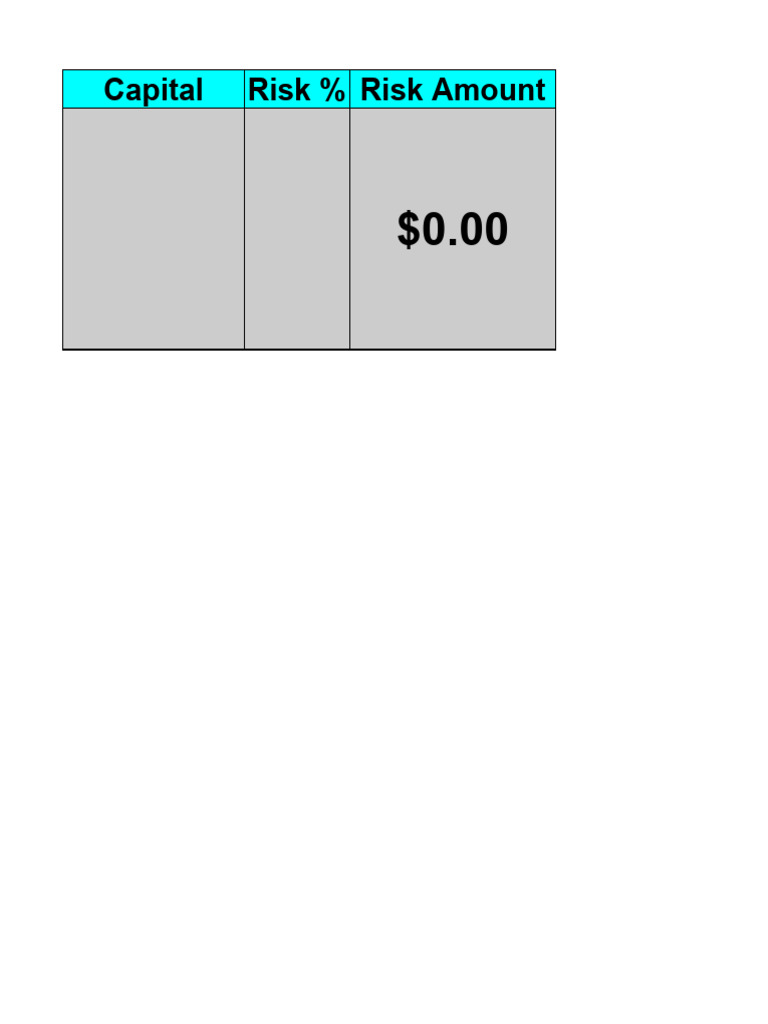 Position Sizing Calculator | PDF Position Sizing Calculator | PDF