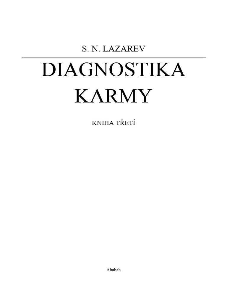 Lazarev, S. N. - Diagnostika Karmy III | PDF