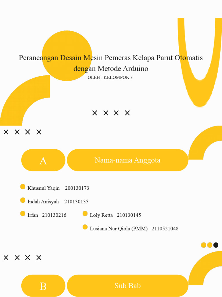 Perancangan Desain Mesin Pemeras Kelapa Parut Otomatis Dengan Metode | PDF | Bisnis | Komputer
