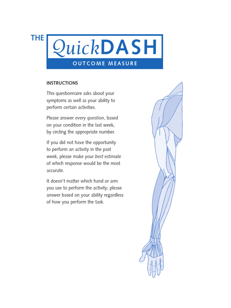Quick DASH | PDF