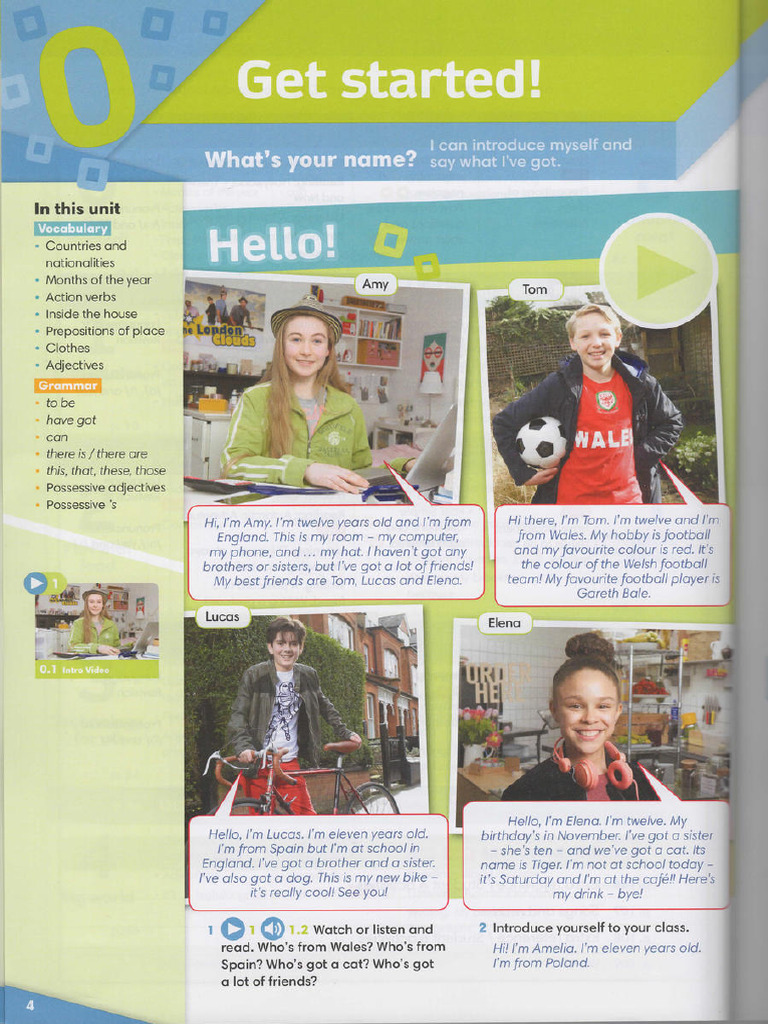 Unit 0 Get Started 0 | PDF