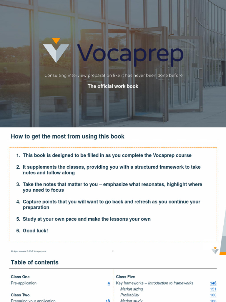 Case Prep Workbook | PDF | Job Interview | Recruitment