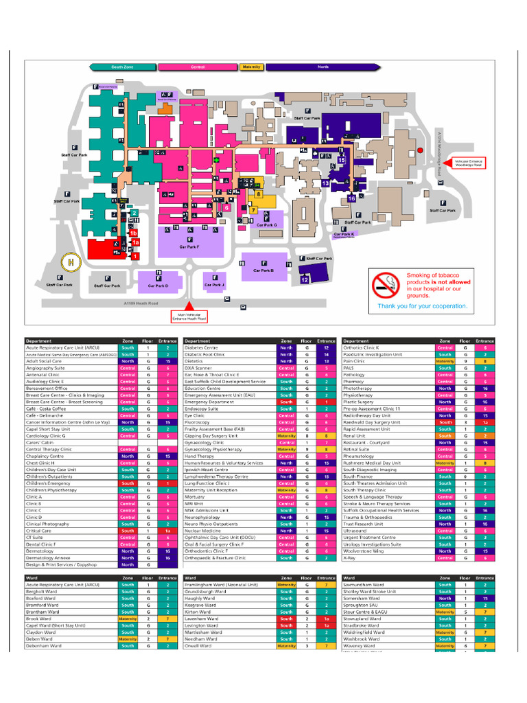 Ipswich Hospital Site Map 2023 | PDF