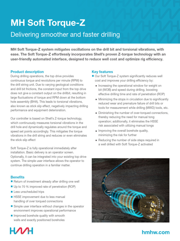 Soft Torque-Z | PDF | Drill | Drilling