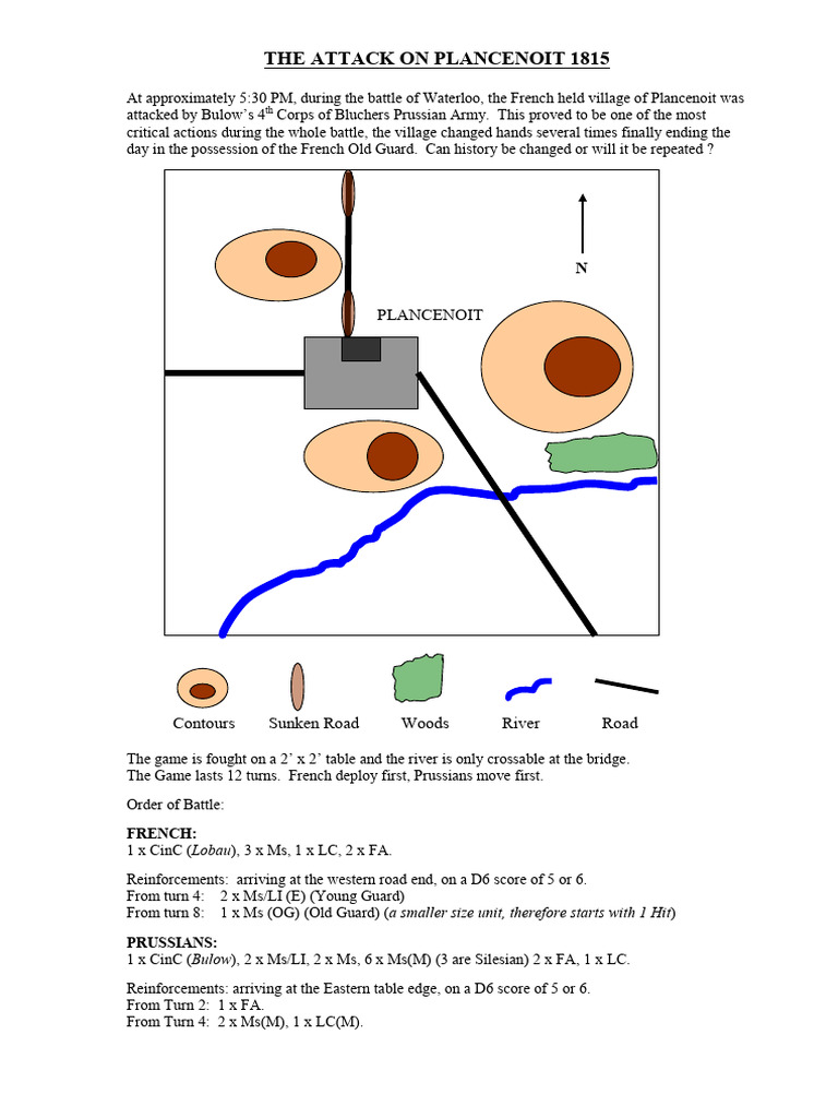 Plancenoit 1815 | PDF | Battle Of Waterloo | Military