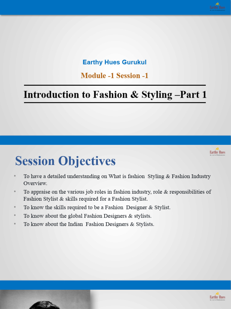 Introduction to Fashion & Styling Basics | PDF | Fashion | Clothing