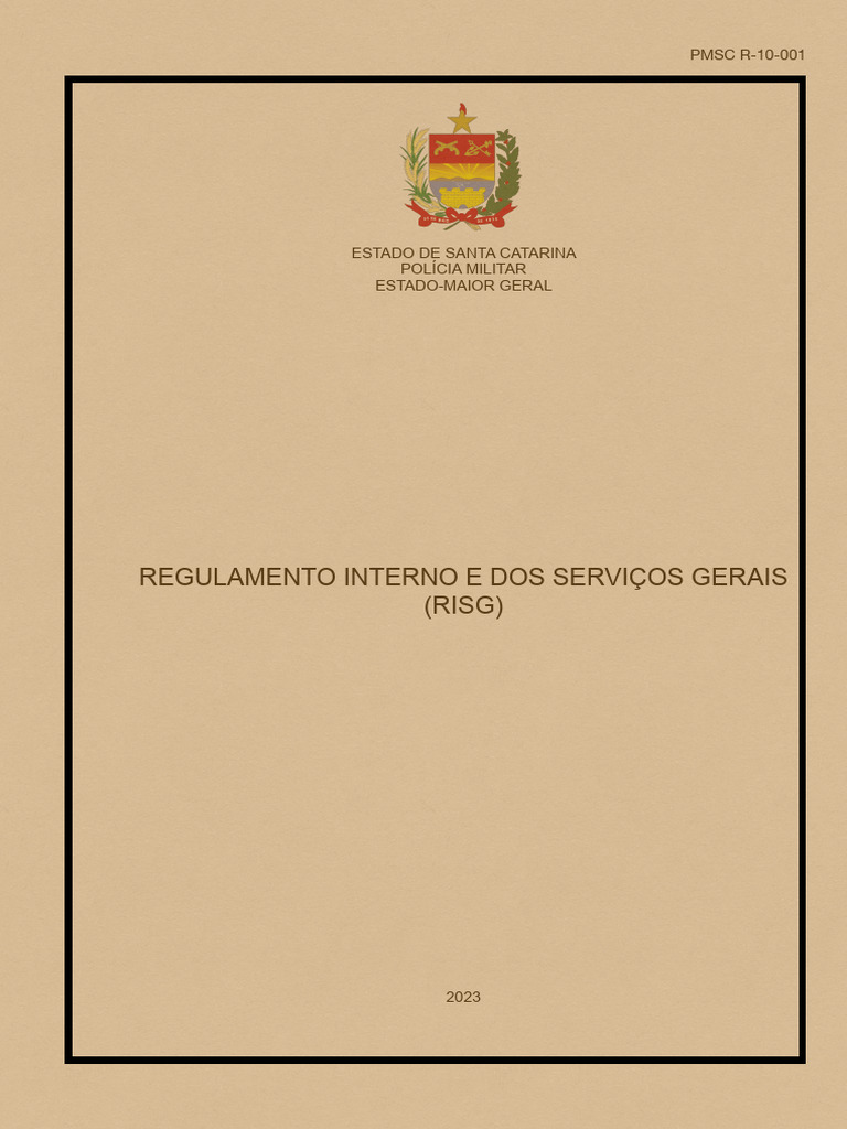 R 10.001 - Risg-1 | PDF | Polícia | Polícia militar