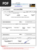 Fillable PDF EPA Hazardous Waste Manifest Continuation Sheet Template ...
