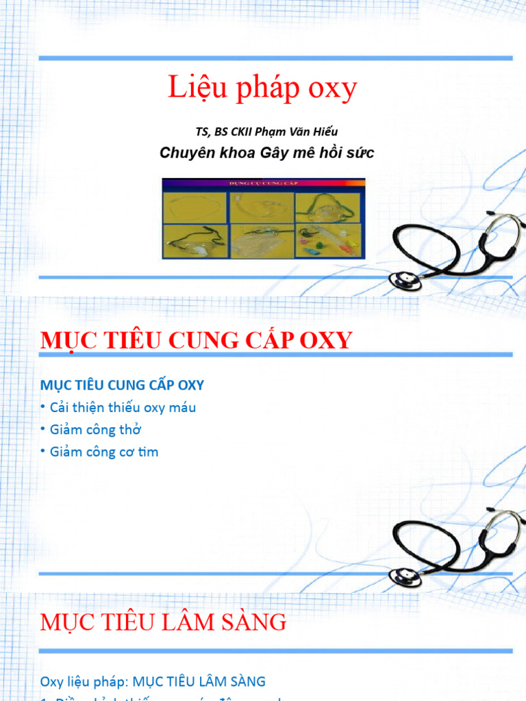 Liệu Pháp Oxy | PDF