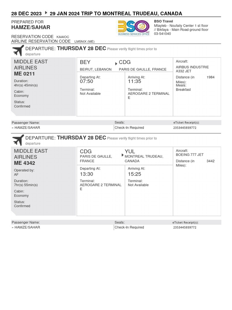 1.1sahar Hamze | PDF | Airliner | Aeronautics