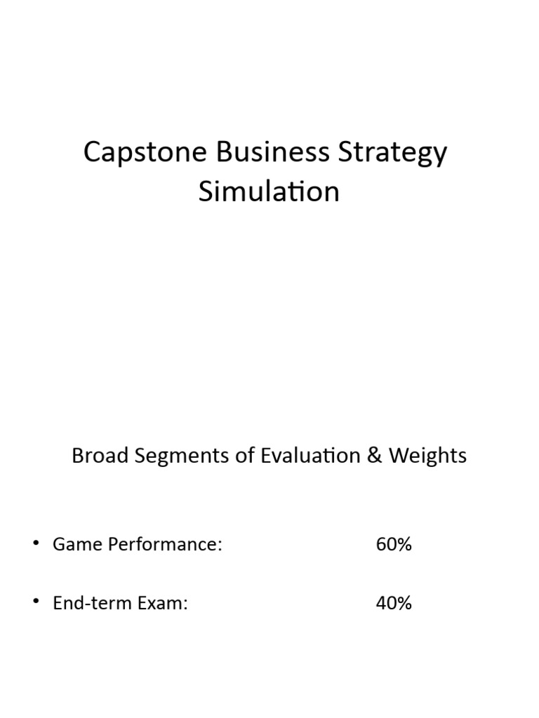Capstone Simulation | PDF | Demand | Sales