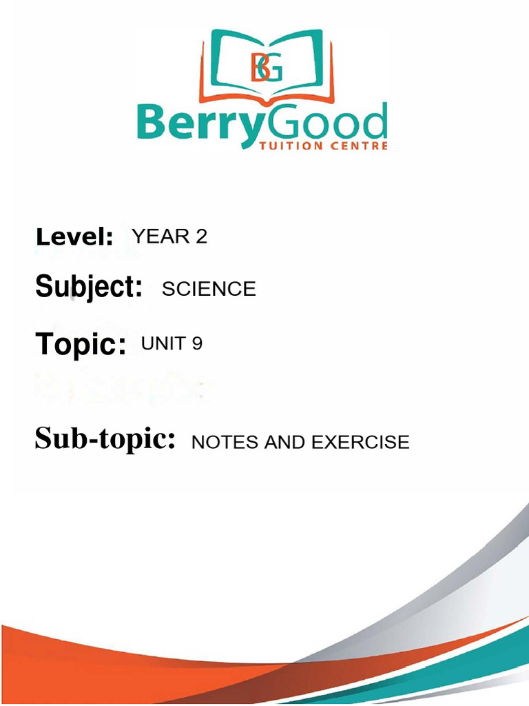 S2 Science August 2023 | PDF | Water | Water Cycle