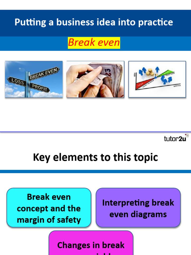 1.3.2 Break Even Analysis Starter (1) HAF | PDF | Career & Growth | Business