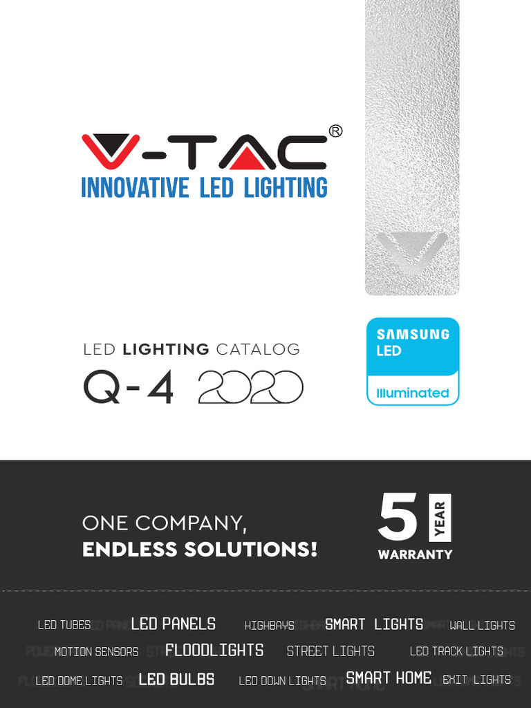 Catalog V-TAC | PDF | Lighting | Light Emitting Diode