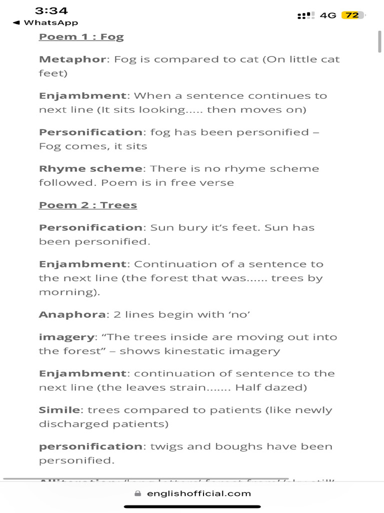 All Poems Poetic Device . | PDF