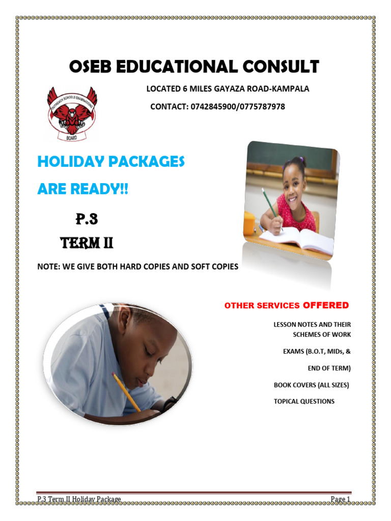 p.3 Holiday Package | PDF | Jesus | Adam And Eve