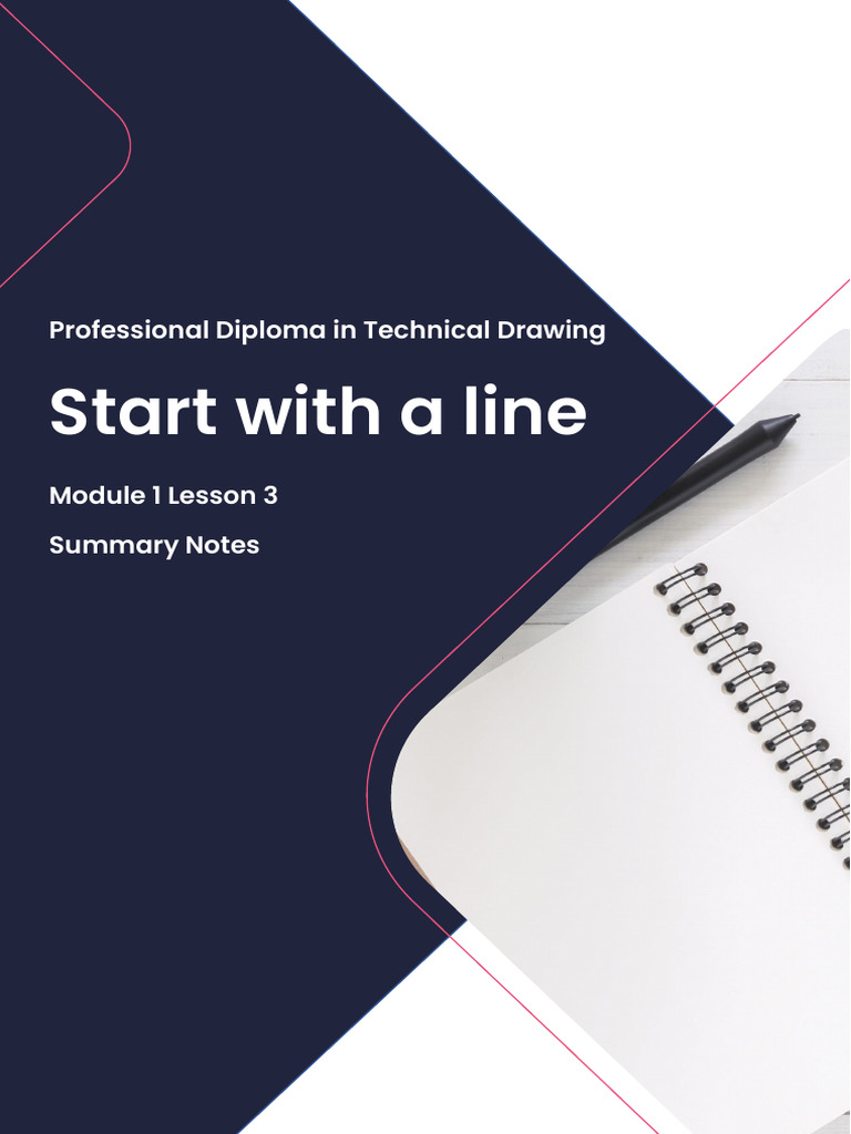 Technical Drawing - Module 1 - Lesson 3 - Summary Notes | PDF ...