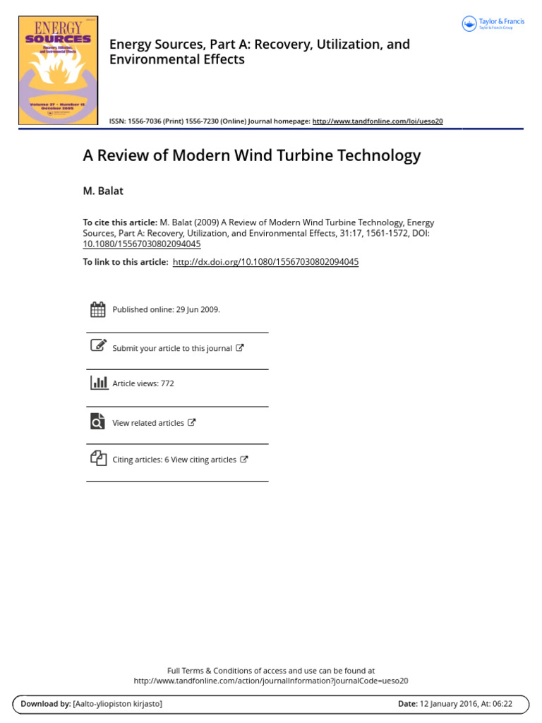 Wind Turbine Technologies | PDF | Wind Turbine | Wind Power