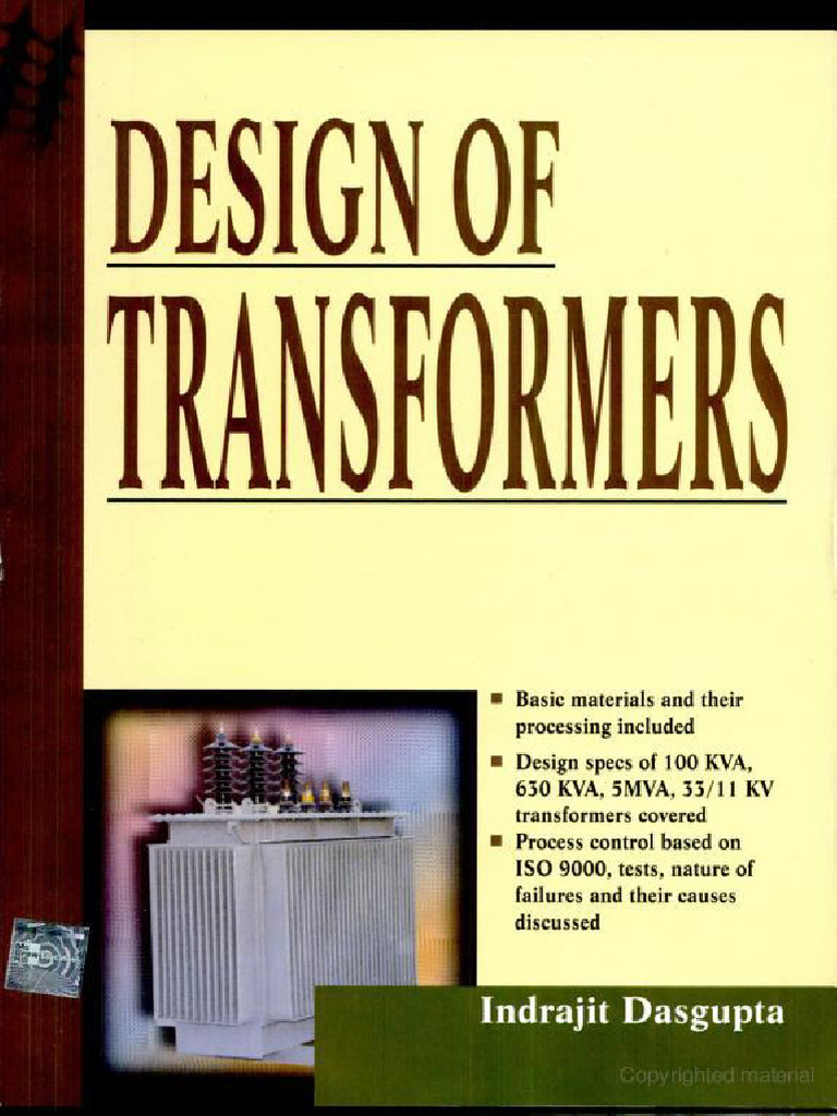 Design of Transfomer - Indrajit Dasgupta | PDF