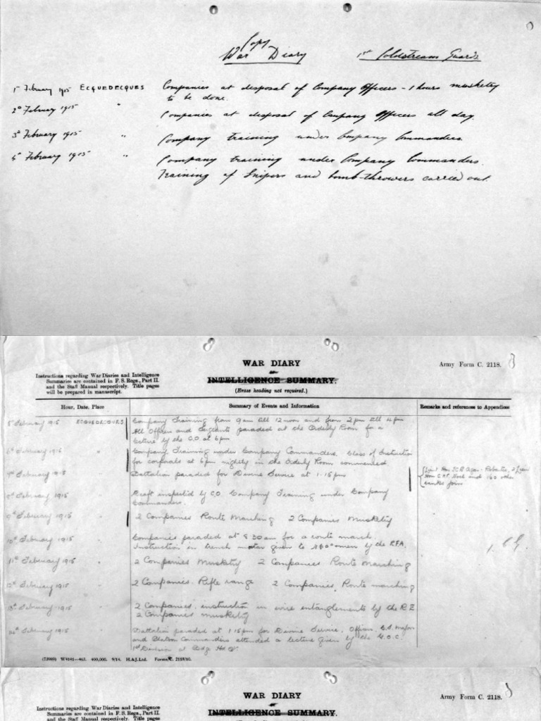 1 BN Coldstream Guards 14 Aug 19 Jan 02 | PDF