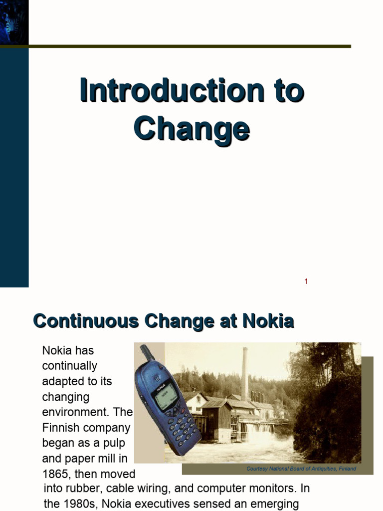 Introduction | PDF | Organization Development | Nokia