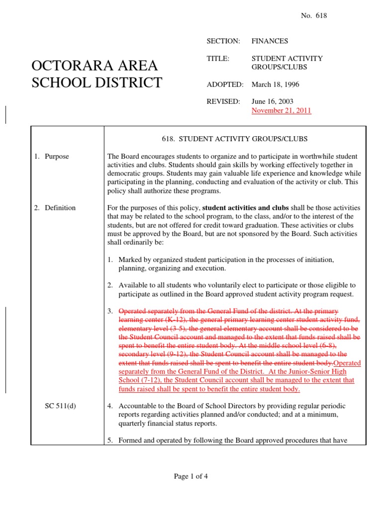 Octorara Area School District | PDF | Students' Union | Students