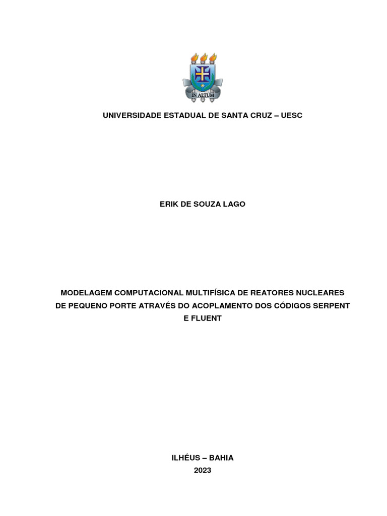 Simulação de Reatores SMR | PDF | Reator nuclear | Fissão nuclear