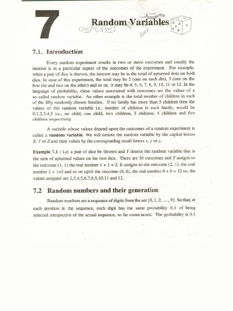 Random Variable | PDF