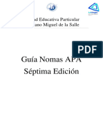 Normas APA 7: Notas y Tablas | PDF