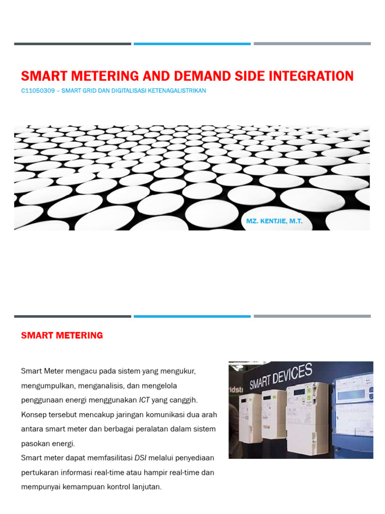 SMART METERING and Demand Side Integration | PDF