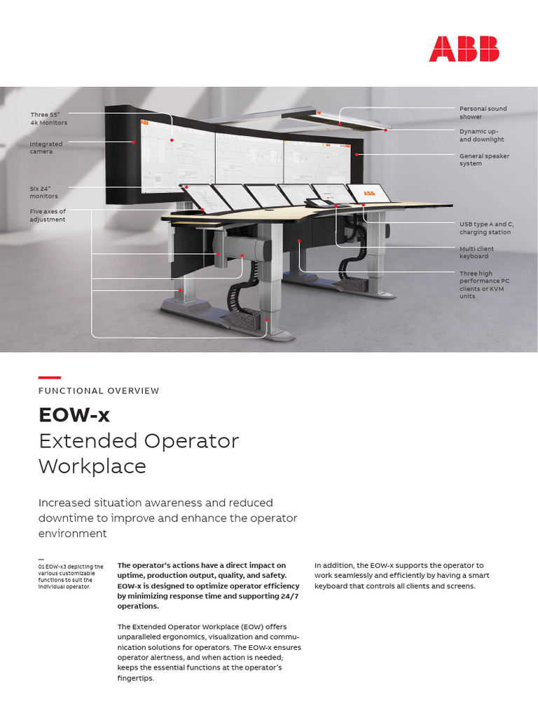 3BSE086573 en H Control Room Solutions - EOW-x - Extended Operator Workplace | PDF | Computer ...