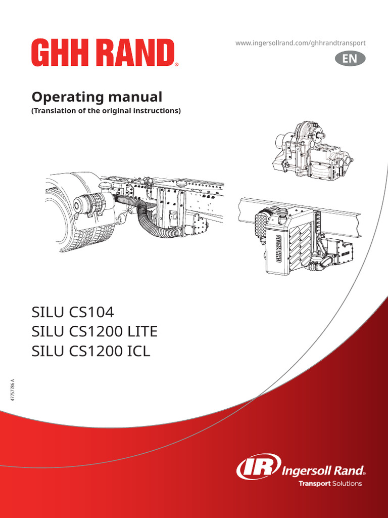Operating Manual: Silu Cs104 Silu Cs1200 Lite Silu Cs1200 Icl | PDF