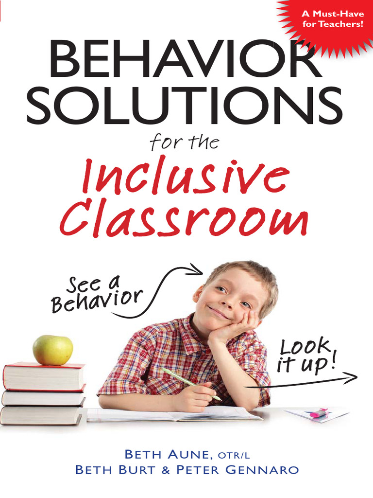 Behavior Solutions For The Inclusive Classroom | PDF | Senses | Attention Deficit Hyperactivity ...