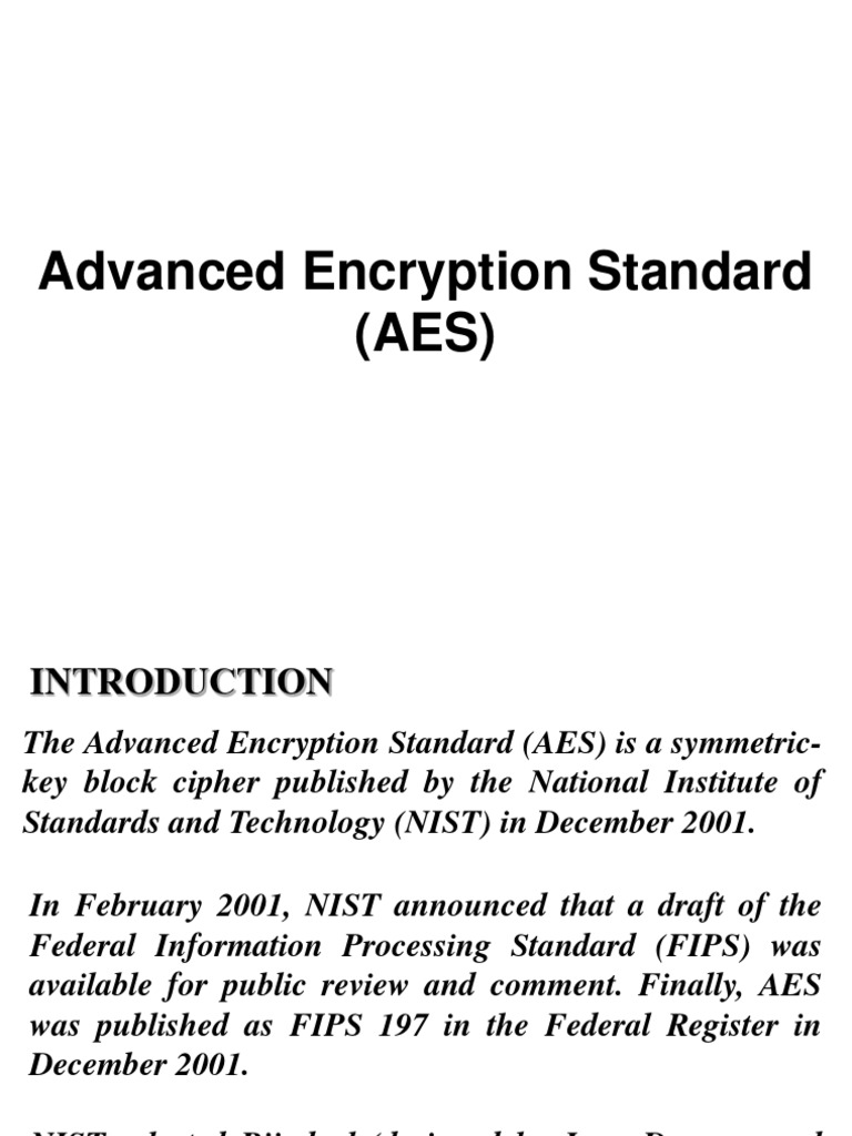 Aes 1 | PDF | Algorithms | Security Technology