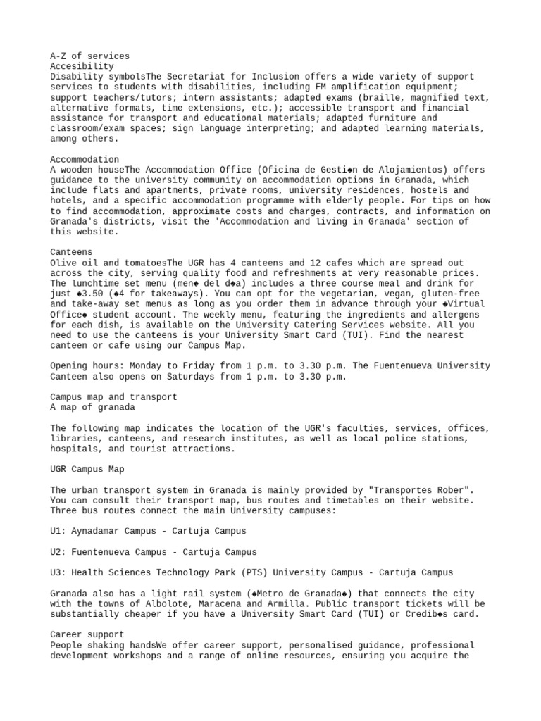 Ugr Services | PDF | Libraries | Menu