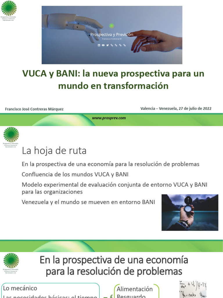 VUCA y BANI: Nuevas Perspectivas Organizacionales | PDF | Las emociones ...
