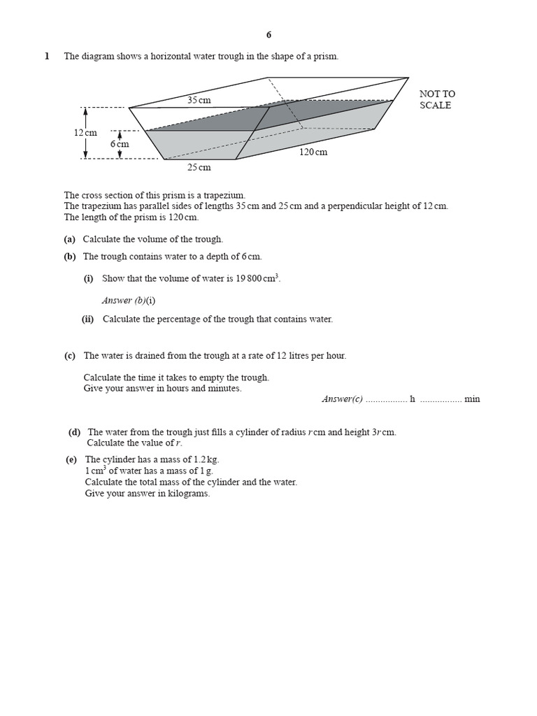 Volume and Surface Area Questions | Download Free PDF | Area | Sphere