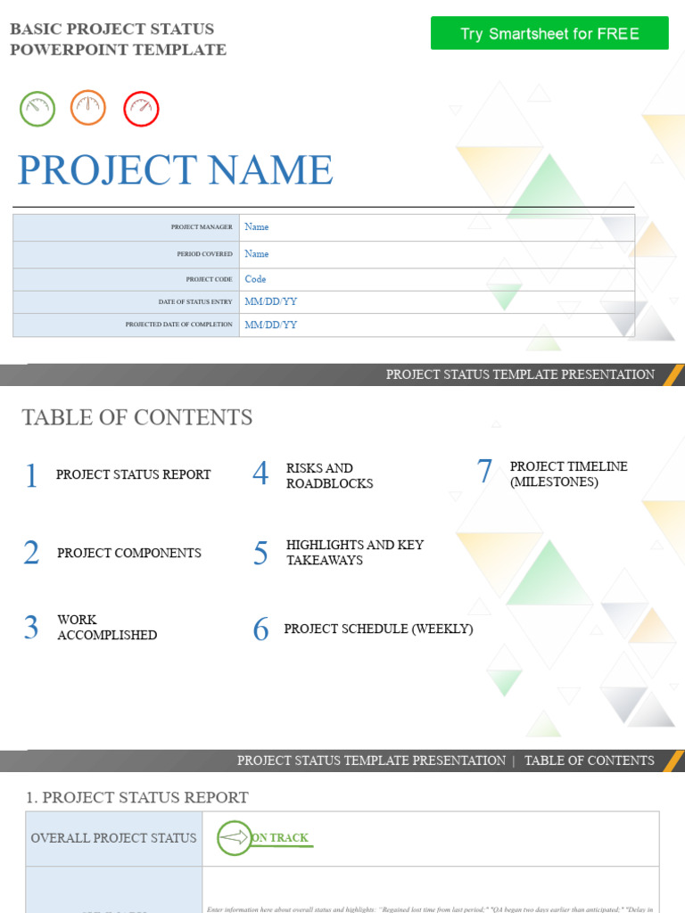 IC Basic Project Status Report Powerpoint 11839 - Powerpoint | PDF | Computing | Computer Science