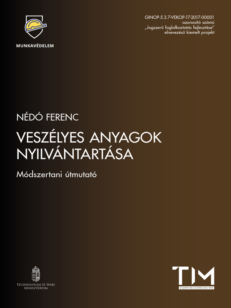 230215-GFM MV Veszelyes Anyagok Nyilvantartasa | PDF