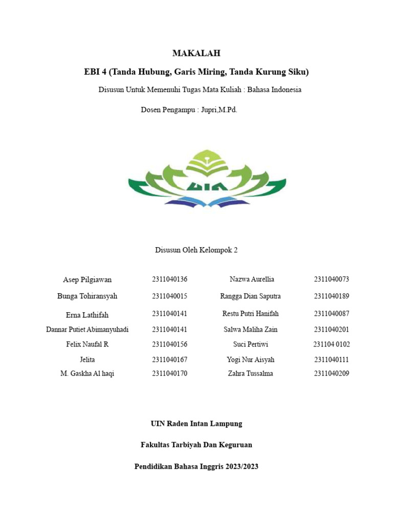 Panduan Penggunaan Tanda Baca | PDF