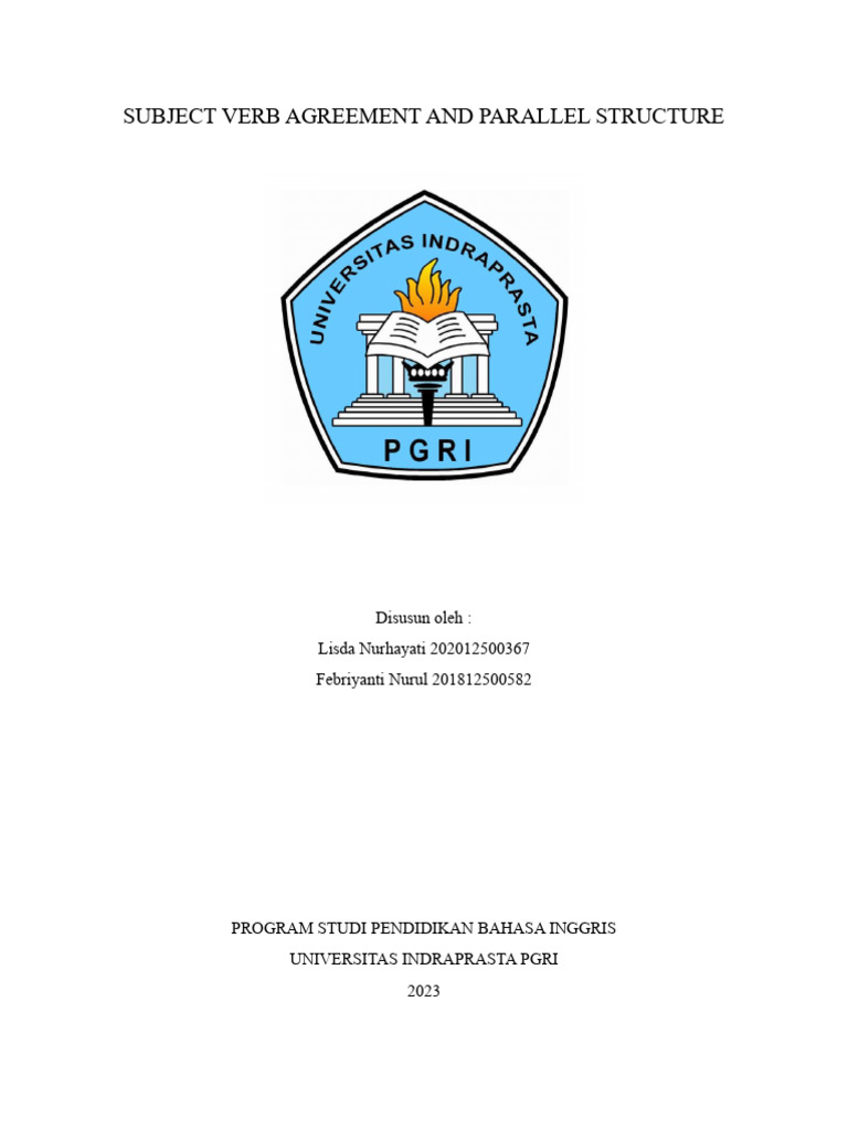 Subject Verb Agreement and Parallel Structur1 | PDF