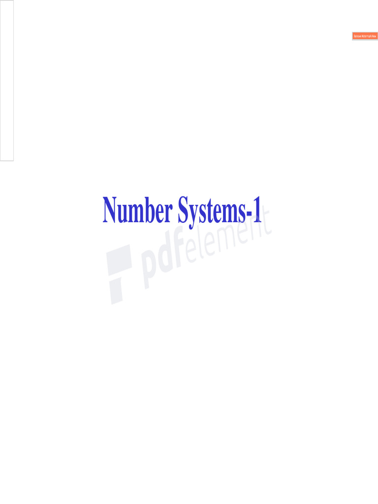 (X1) Numbering System 1-1 | PDF | Computer Engineering | Computer Architecture