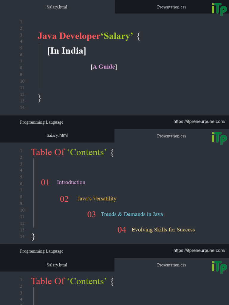 Java Developer Salary in India | PDF | Java (Programming Language ...