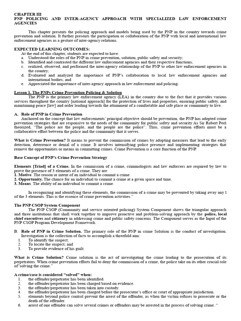 Final Handouts | PDF | Criminal Justice | Crime & Violence